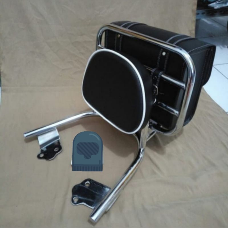 Jual Rak Back Rack / Backrack Yamaha Fazzio dan Filano Plus Bantalan ...