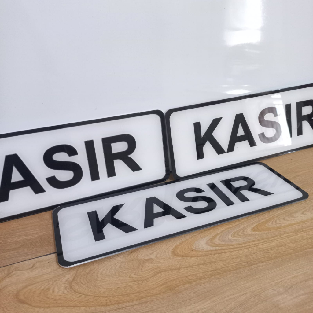 Jual kasir tulisan kasir akrilik | Shopee Indonesia