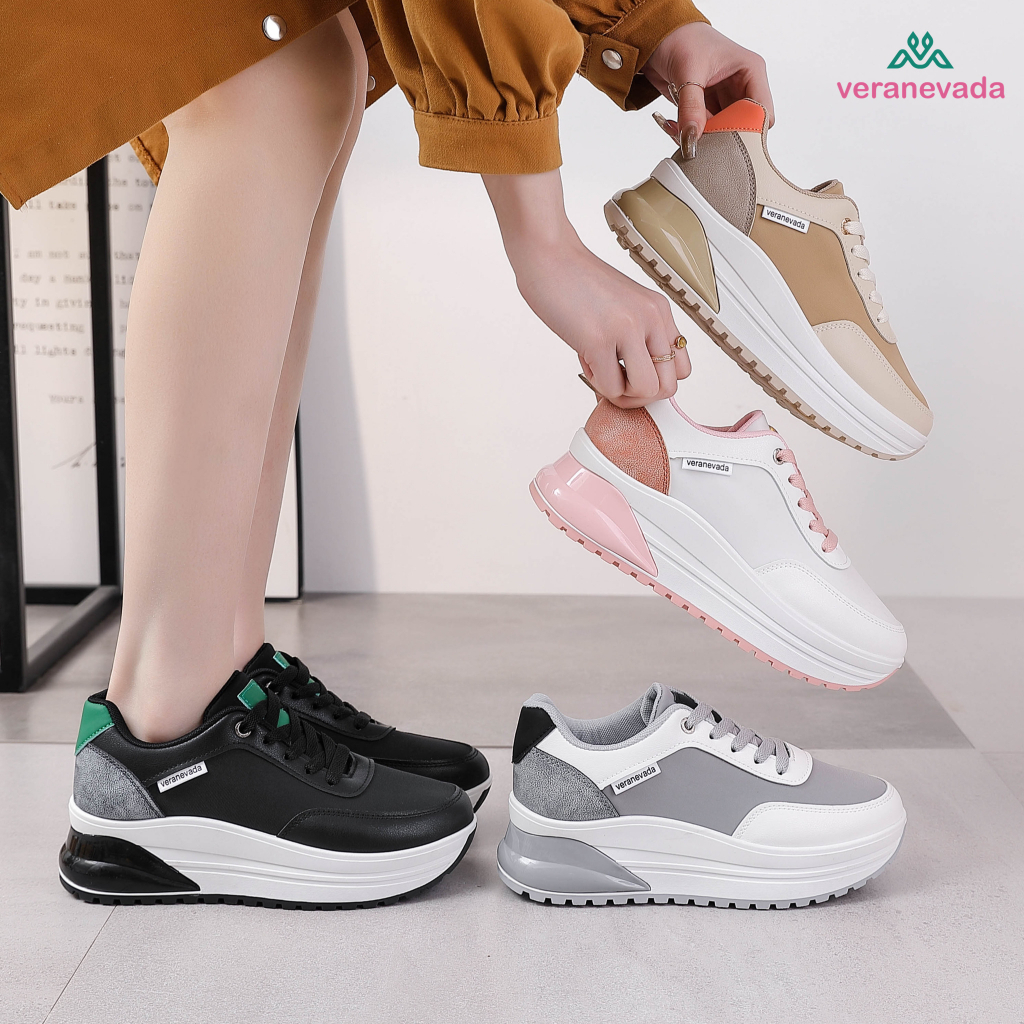 Jual Vera Nevada Sepatu Sneakers Wanita Sport Shoes V008 | Shopee Indonesia