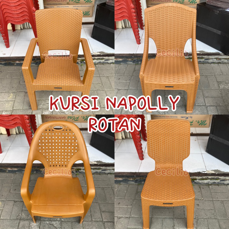 Jual [NAPOLLY-INSTANT] Kursi Napolly Rotan | Kursi Santai | Kursi Makan ...