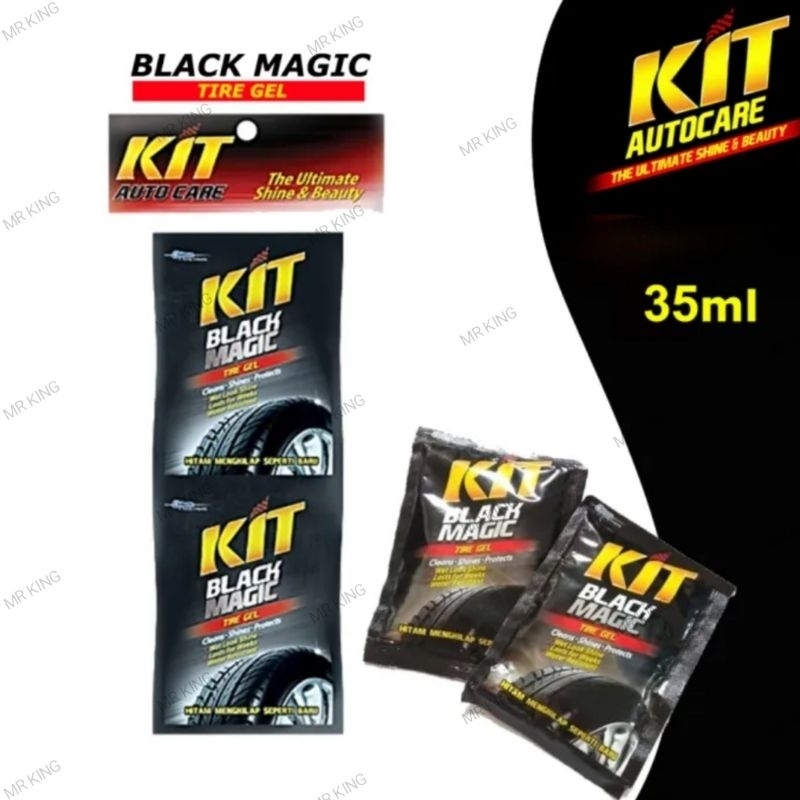 Jual KIt Black Magic Kemasan 35ML sachet Ban Hitam Kilap Sempurna ...