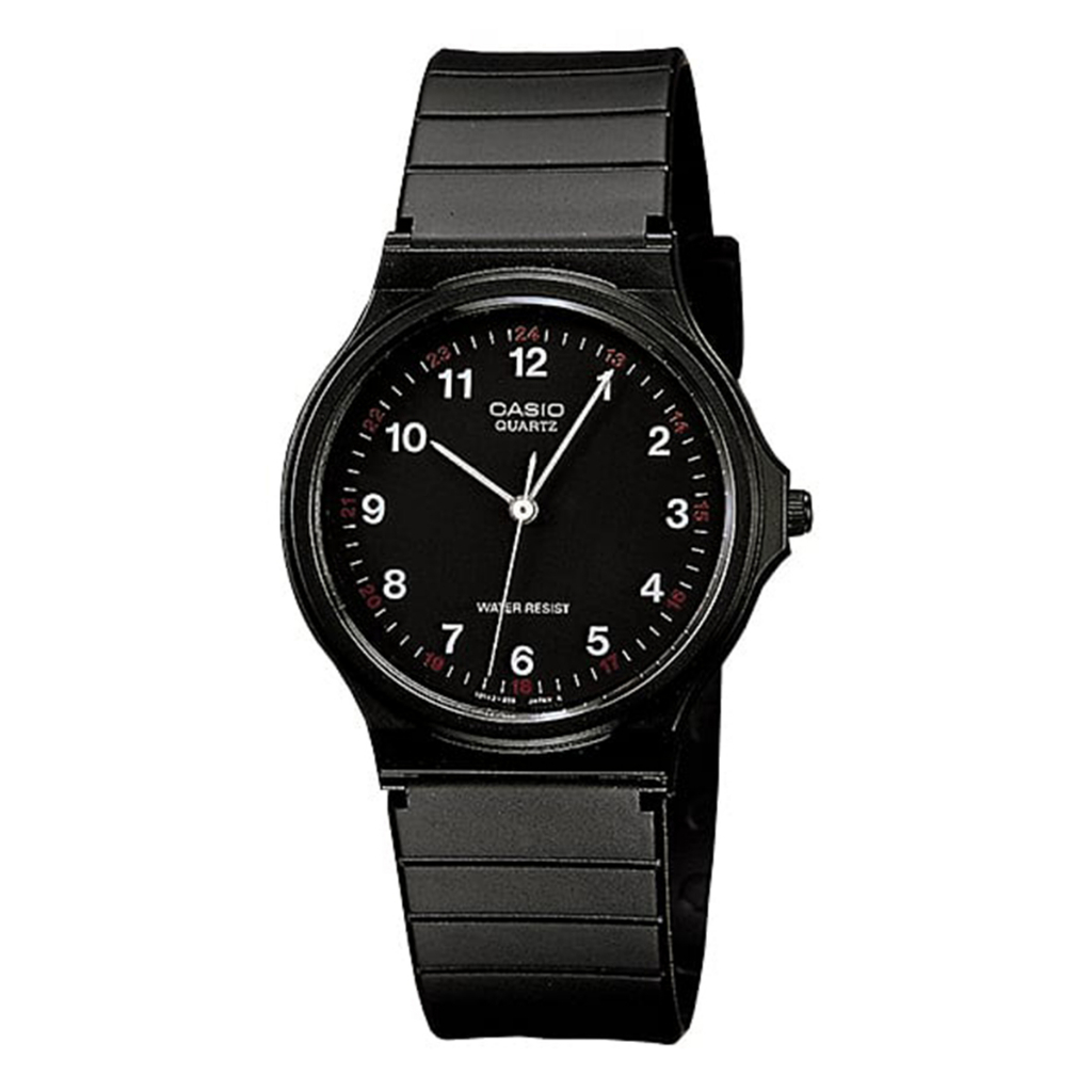 Jual Jam Tangan Casio Analog Black Dial Black Resin Strap 34.9mm Men MQ-24-1BLDF | Shopee Indonesia