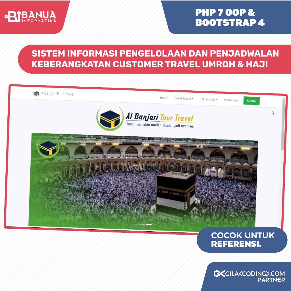 Jual Sistem Informasi Pengelolaan Dan Penjadwalan Tour Travel Umroh ...