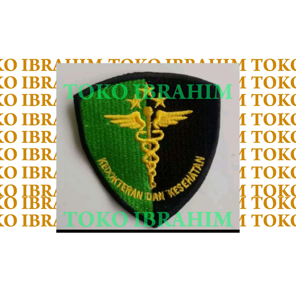 Jual LOGO DOKPOL LOGO BORDIR DOKPOL EMBLEM LOGO KEDOKTERAN KEPOLISIAN ...