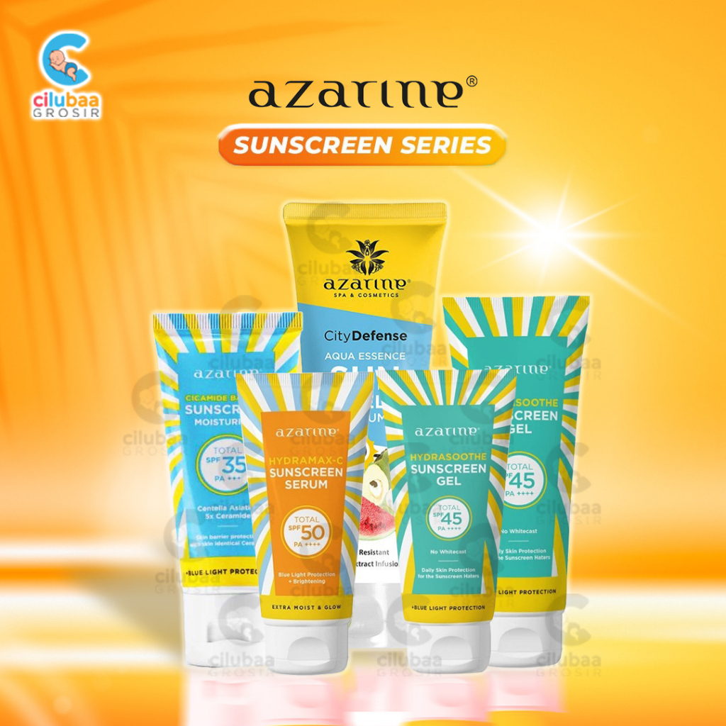 Jual AZARINE Hydrasoothe Sunscreen Gel SPF45 PA++ || Azarine Sunscreen ...