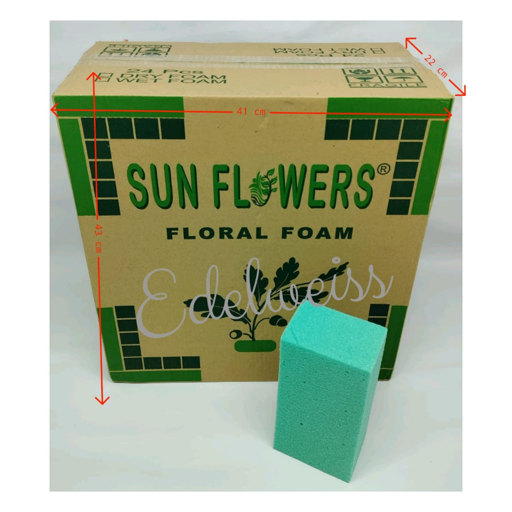 Jual Busa Kering Sun Flower 1 Dus / Bunga kain plastik kering ...