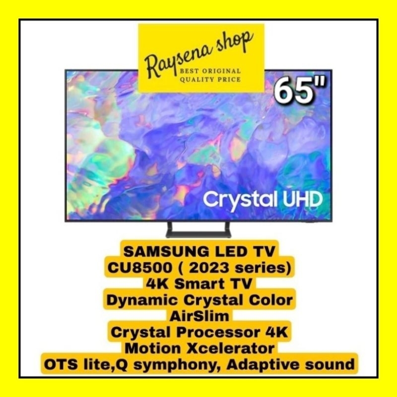 Jual SAMSUNG SMART TV 65 INCH 65CU8500 / UA65CU8500 4K SMART TV NEW 2023 | Shopee Indonesia