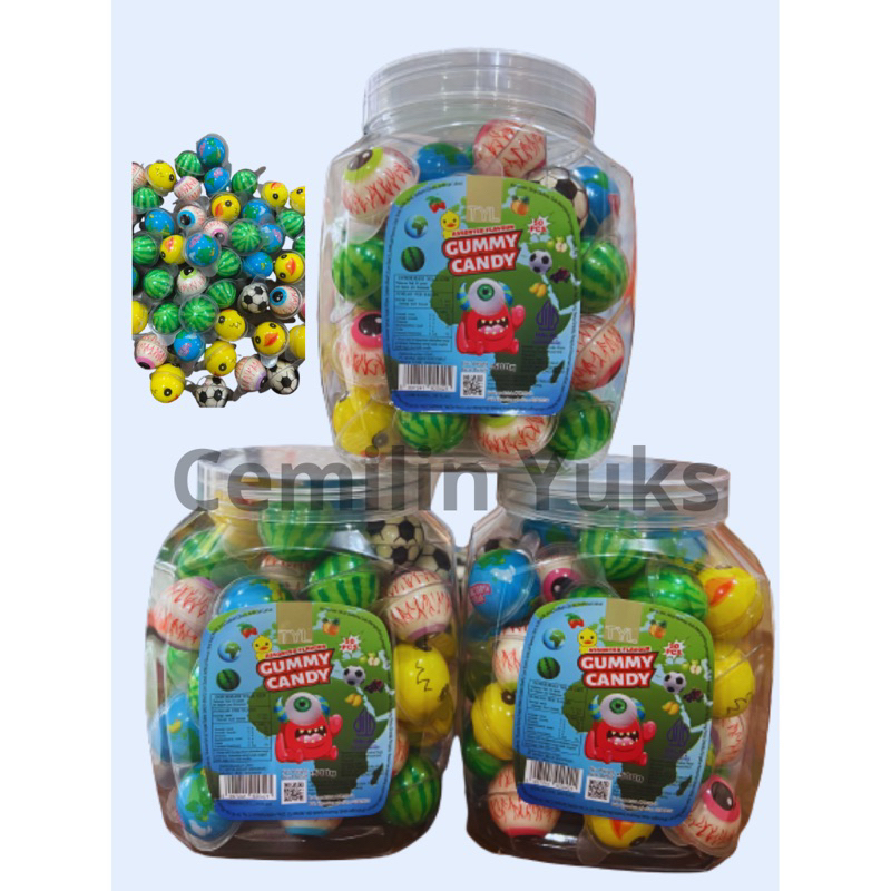 Jual TYL Assorted Flavour Gummy Candy Permen Troli Import Halal Permen ...