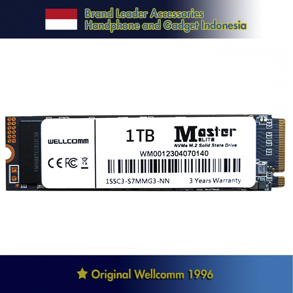 Jual Wellcomm SSD Master M.2 PCIe NVME 1TB Gen 3x4 / SSD Murah | Shopee Indonesia