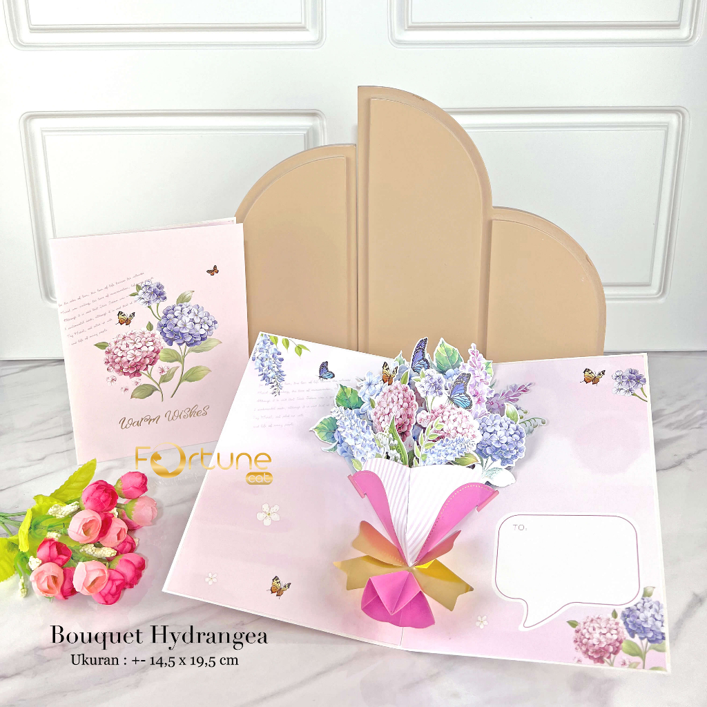 Jual Kartu Ucapan 3D 4D Pop Up Card Ulang Tahun Terima Kasih Valentine ...