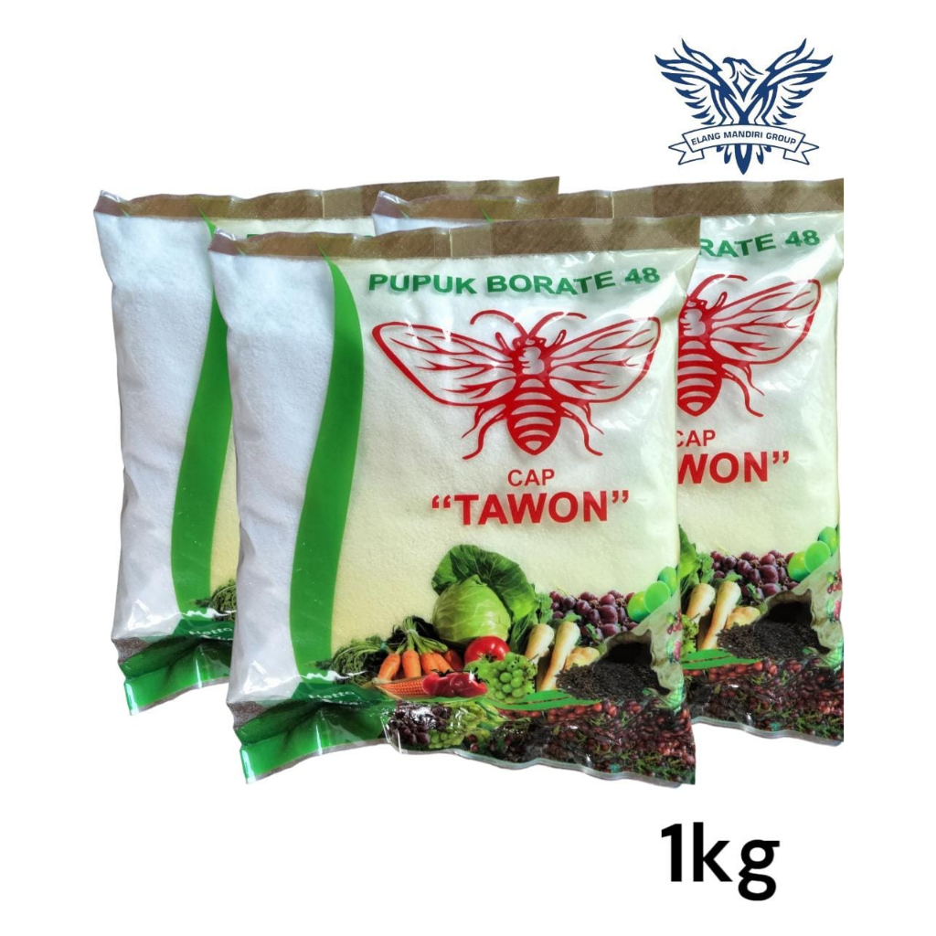 Jual PUPUK BORATE 48 Boron 48% CAP TAWON Untuk Segala Jenis Tanaman ...