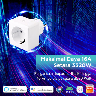 Jual BARDI Smart Plug Portable Colokan Watt Meter WiFi Wireless IoT ...