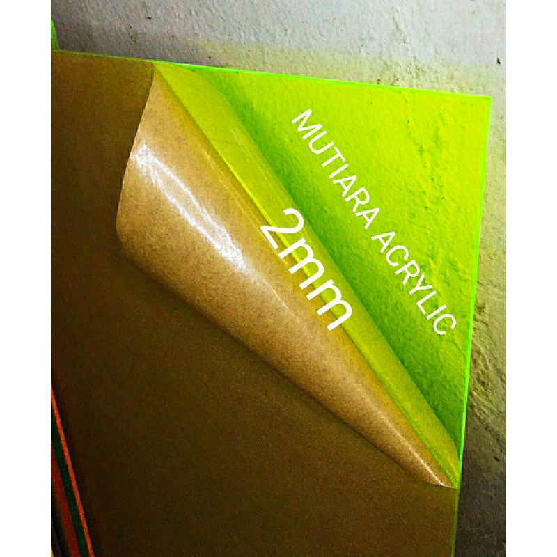 Jual acrylic/akrilik lembaran A5 warna transparan/riben | Shopee Indonesia