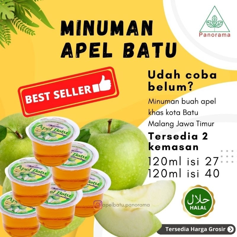 Jual Minuman Apel Batu Malang Enak Segar Sari Apel Jawa Timur Oleh Oleh ...