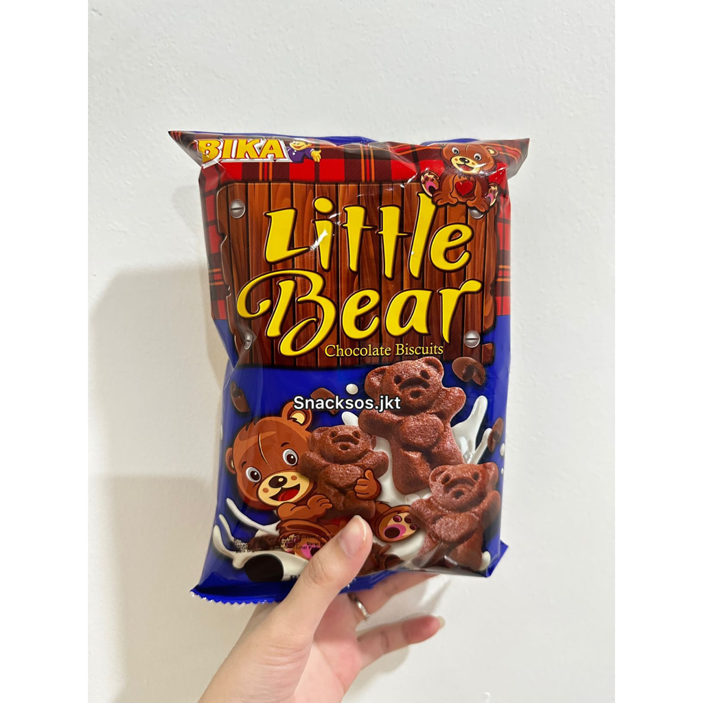 Jual BIKA LITTLE BEAR BISKUIT MILK CHOCOLATE / CHOCOLATE BISCUIT ...