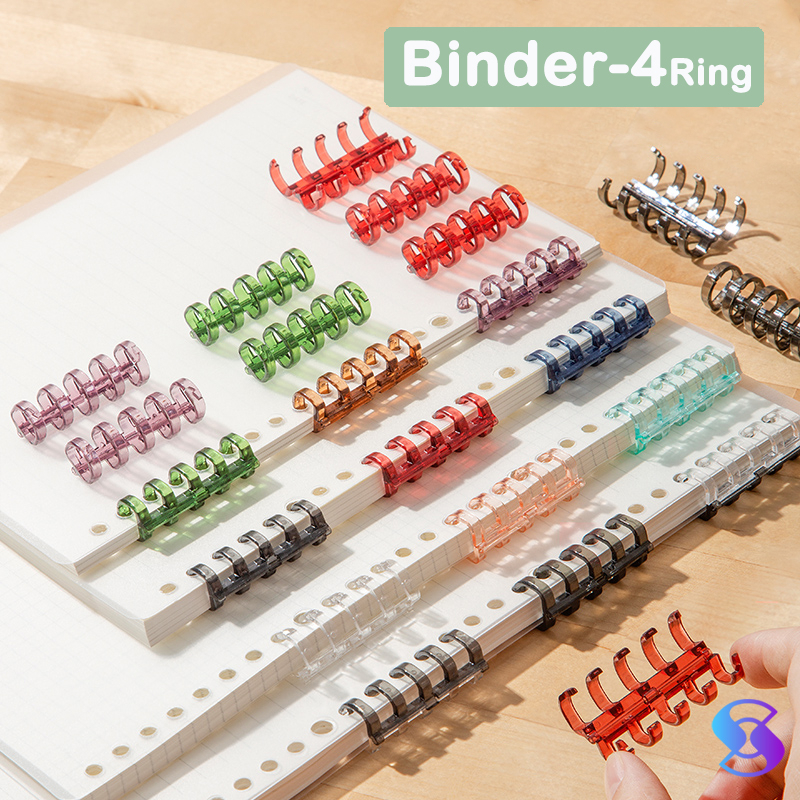 Jual DIY Binding Ring Binder ( 4 Rings ) Colors - 15 mm-Suning Mall ...