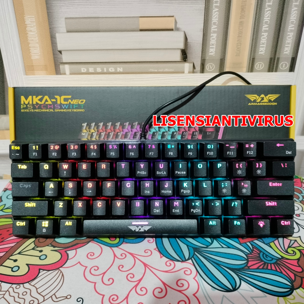 Jual Keyboard Mechanical Armaggeddon MKA 1C NEO Psychswift 60% Clicky ...