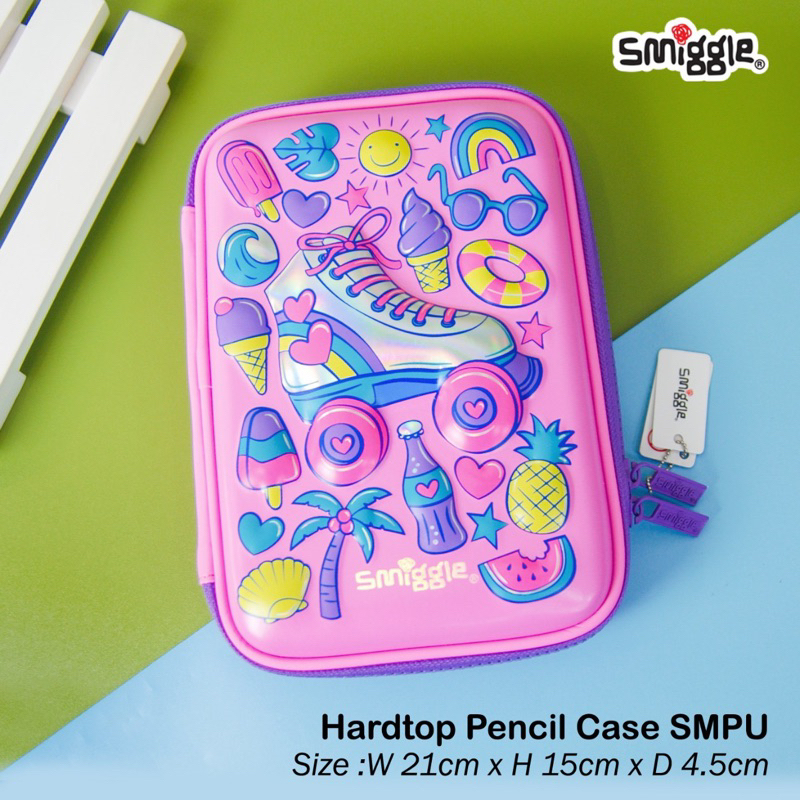Jual Smiggle Hard Top Pencil Case Kotak Pensil Anak 3D Frozen Iron man ...