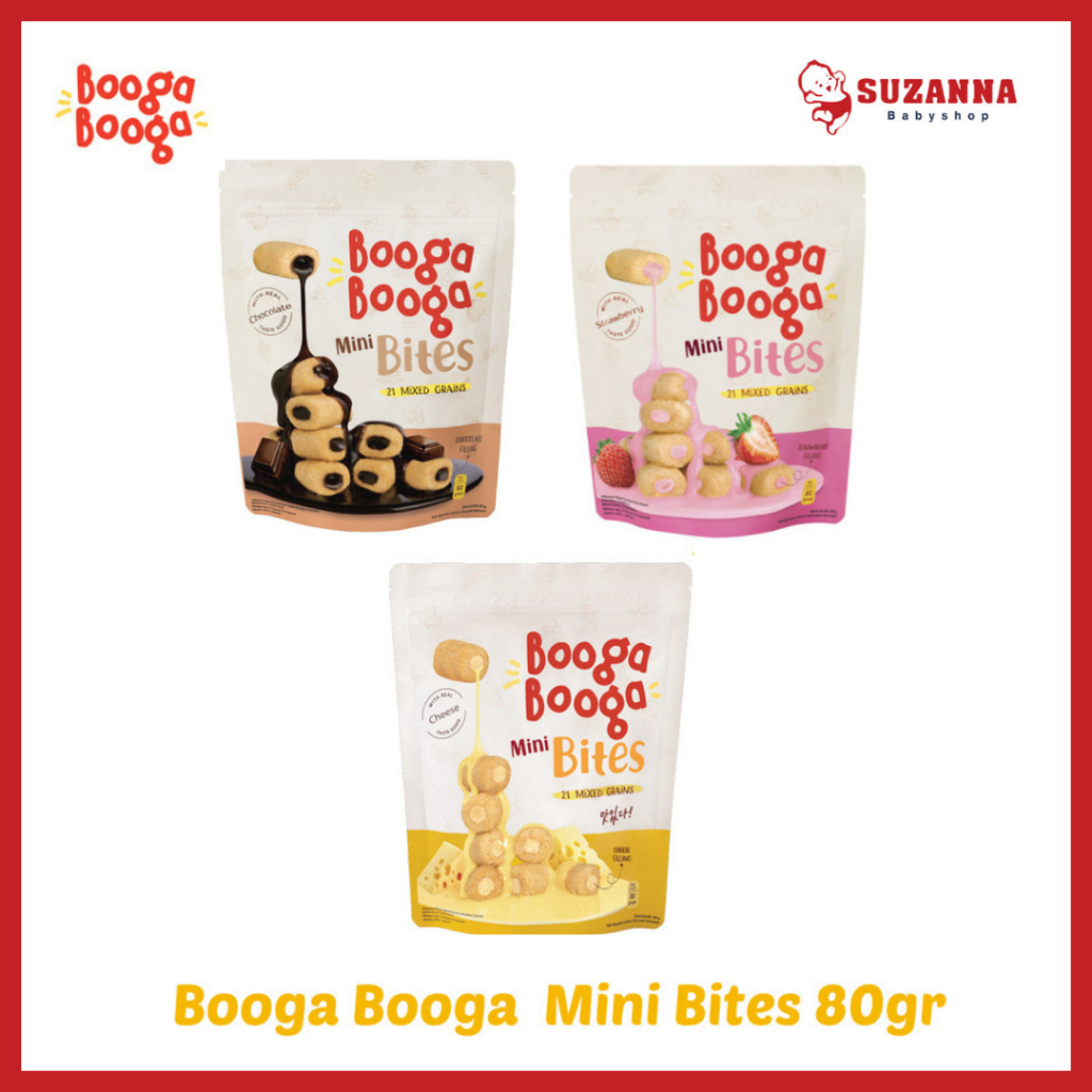 Jual Booga Booga Mini Bites 80gr Snack Bayi | Shopee Indonesia