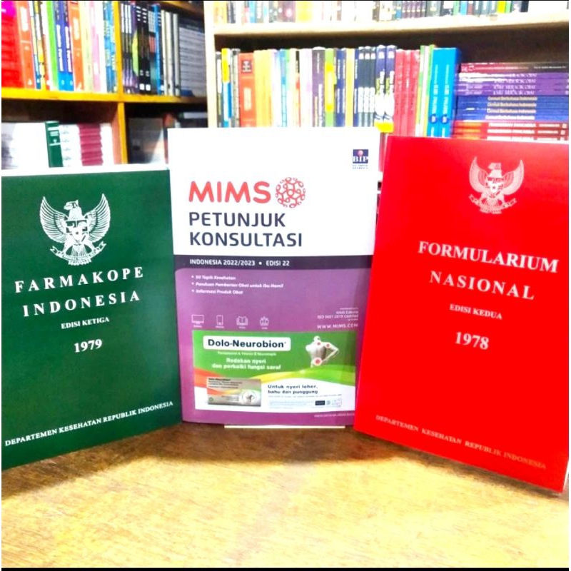 Jual BUKU PAKET FARMASI MIMS, FARMAKOPE EDISI 3 DAN FORMULARIUM NASIONAL | Shopee Indonesia