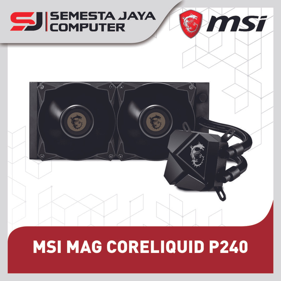 Jual MSI MAG CORELIQUID P240 All in One Liquid Cooling 240mm CPU Cooler ...