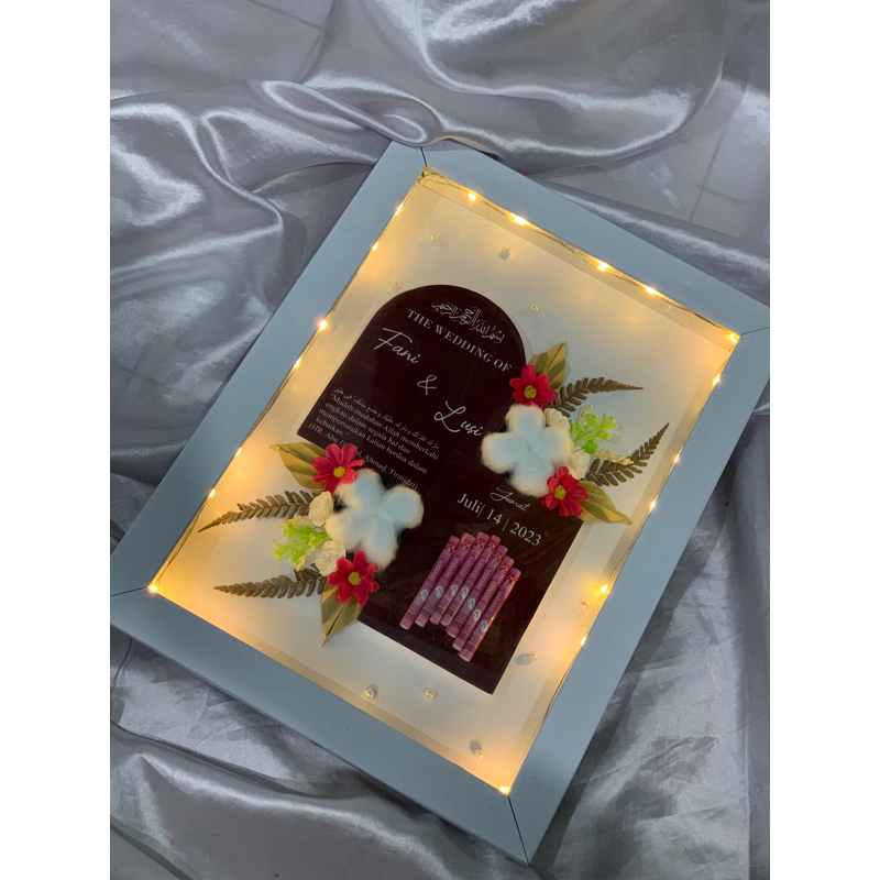 Jual mahar pernikahan rustic esthetic murah plus lampu ukuran besar ...