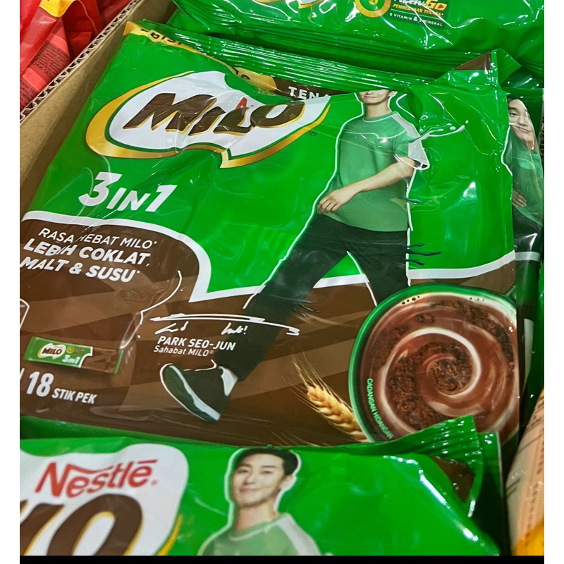 Jual Milo Sachet 3 in 1 Malaysia 18Stik Activ-Go / Minuman Coklat ...
