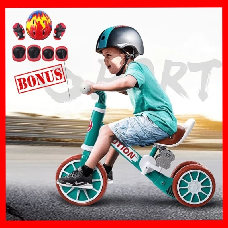 Jual SEPEDA RODA TIGA ANAK / SEPEDA VIRAL ANAK SEPEDA 2IN1 MOTION ...