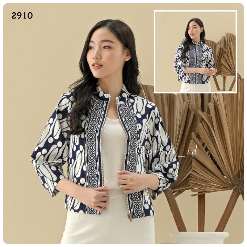 Jual Bomber jaket Batik modern cewek murah / batik kantor wanita ...