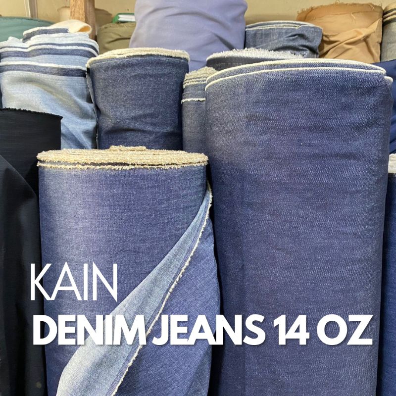 Jual Kain Denim Bahan Jeans Kualitas Premium | Shopee Indonesia