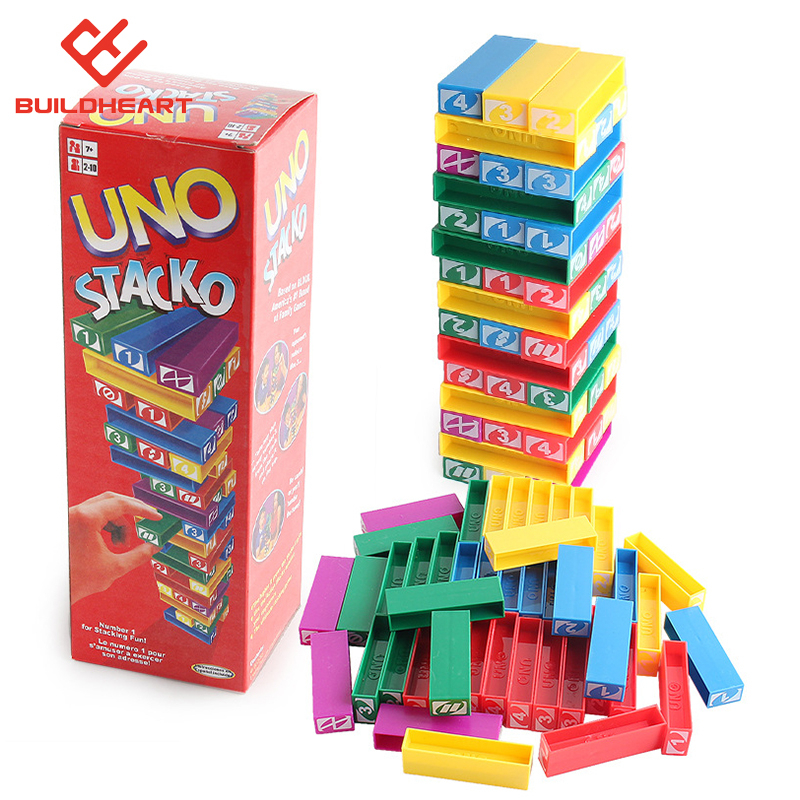 Jual Mainan Anak UNO STACKO - Permainan Balok Susun Unooo Stacko Tower ...