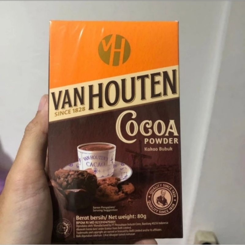 Jual Van Houten Cocoa Powder 80 Gr | Shopee Indonesia
