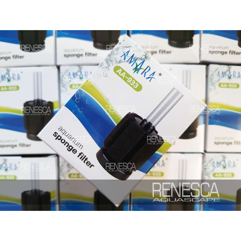 Jual Amara Aquarium Sponge Filter AA-933 - Mini Spons Busa Biofoam ...