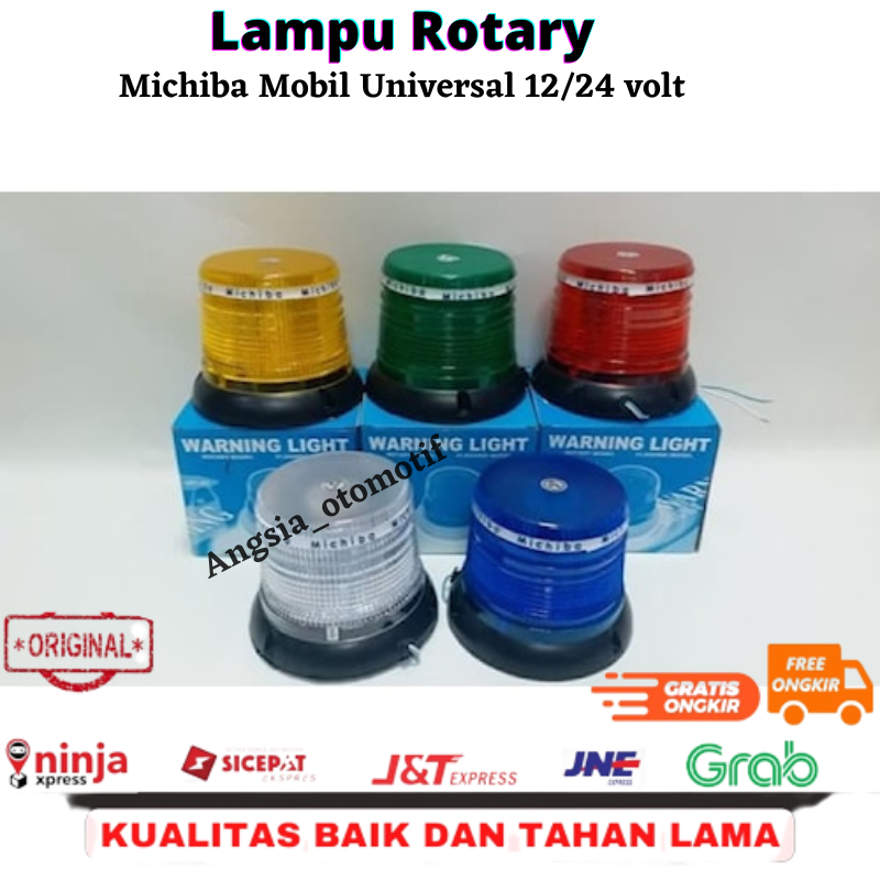 Jual Lampu Rotary Truk Michiba Mobil Universal 12/24 volt | Shopee ...