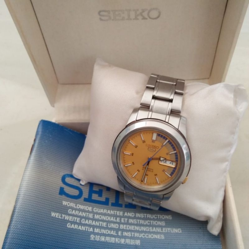 Jual Seiko 5 rally military SNKK29 automatic original not diver ...