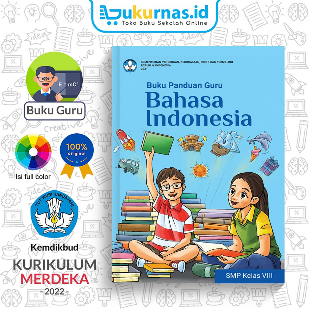 Jual Buku Panduan Guru Bahasa Indonesia SMP/MTS Kelas 8 K-Merdeka | Shopee Indonesia
