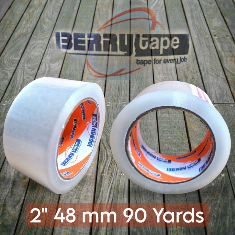 Jual Lakban Packing Isolasi OPP Berry Tape 2 Inch 48mm 90 Yards ...