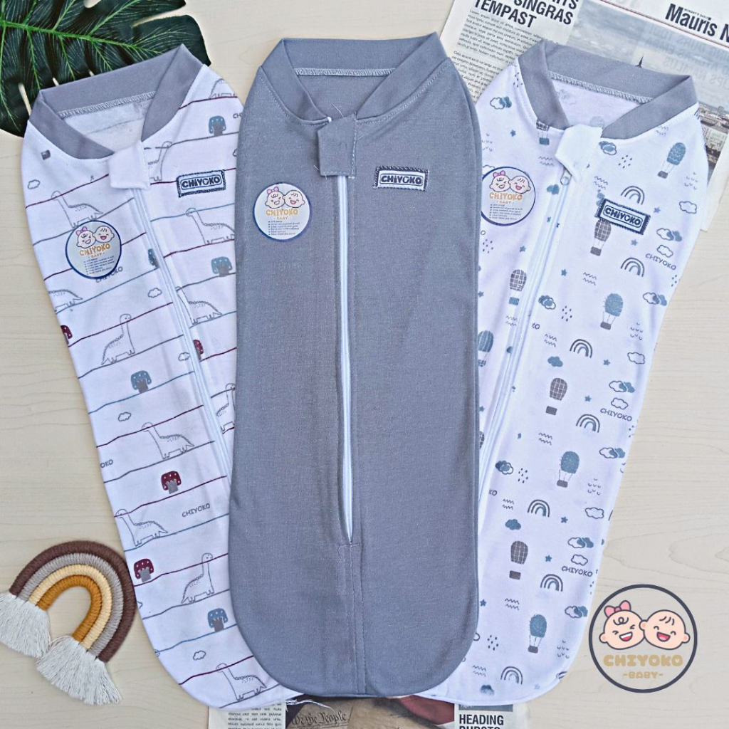 Jual 3 pcs Bedong INSTAN RESLETING Bayi Baru Lahir SERIAN ABU / Bedong ...