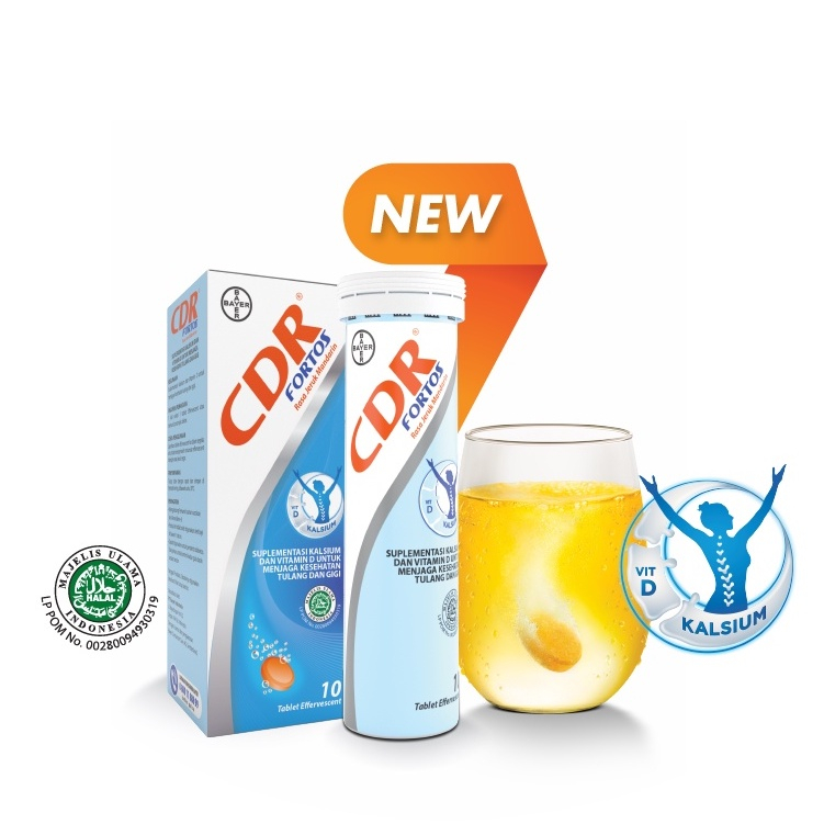 Jual Multivitamin CDR Fortos tube isi 10 | Shopee Indonesia