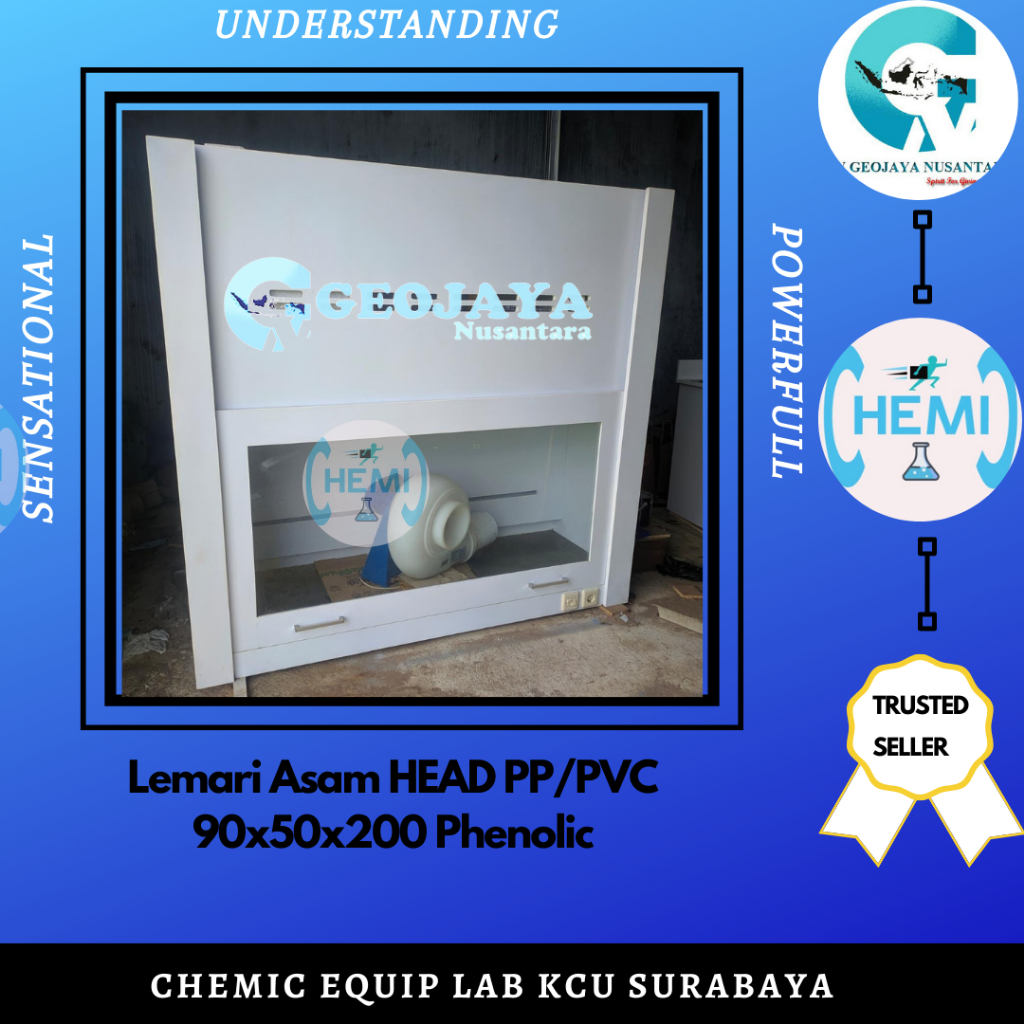 Jual Lemari Asam HEAD PP/PVC 90x50x200 Phenolic | Shopee Indonesia