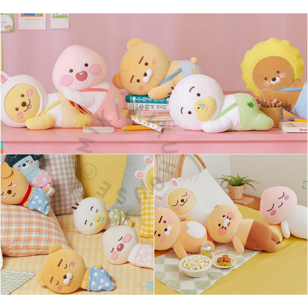 Jual 2023 KAKAO FRIENDS PEEK A BOO , SLEEPING , BODY PILLOW PLUSH TOY ...
