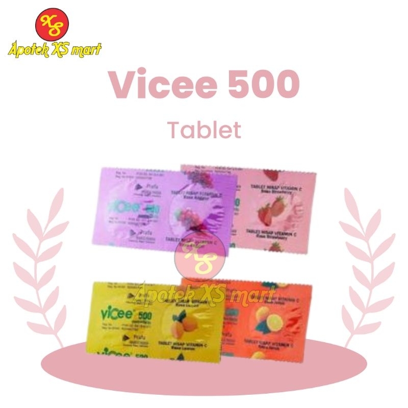 Jual VICEE TABLET HISAP (STRIP) - MEMBANTU MEMENUHI KEBUTUHAN VITAMIN C ...