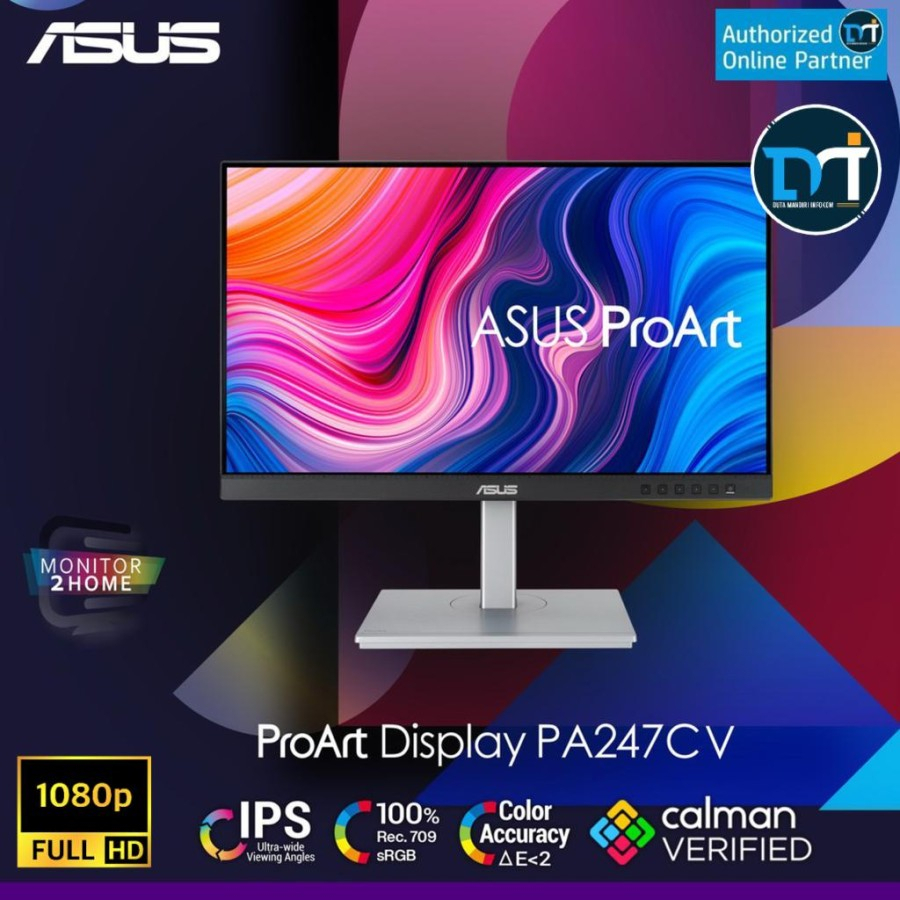 Jual Asus ProArt Display PA247CV 24" - FHD IPS USB-C Professional ...