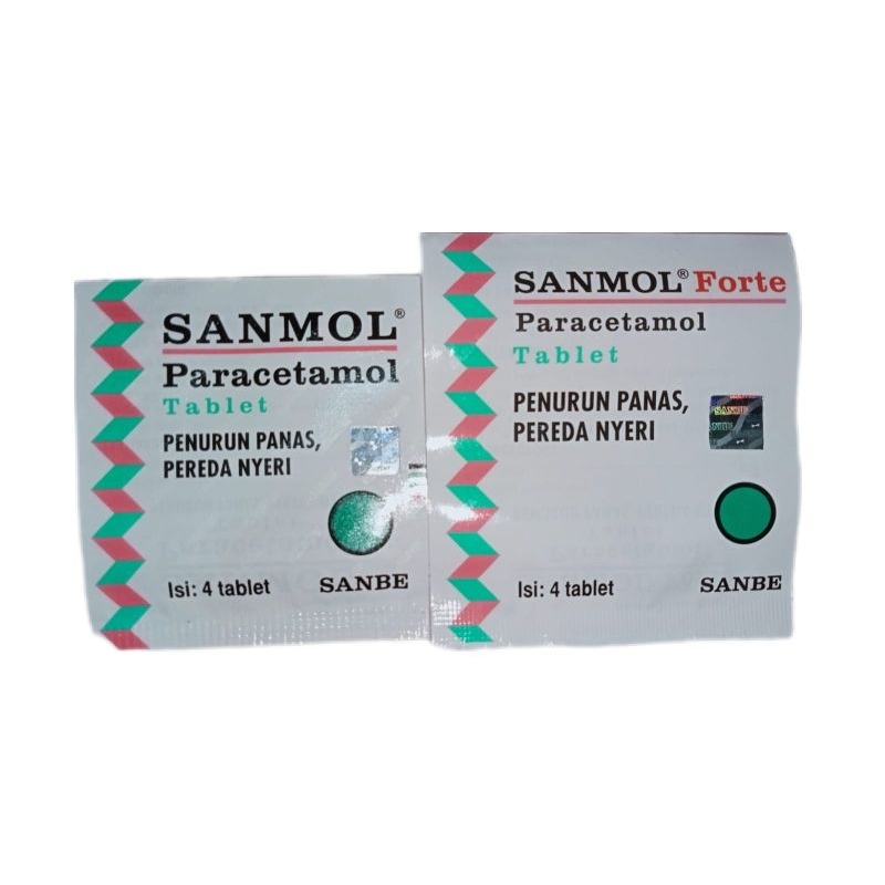 Jual SANMOL All Varian Sanmol / Sanmol Forte Per Strip Isi 4 - Obat ...