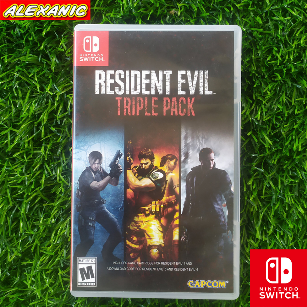 Jual RESIDENT EVIL TRIPLE PACK Nintendo Switch Game Catridge | Shopee ...
