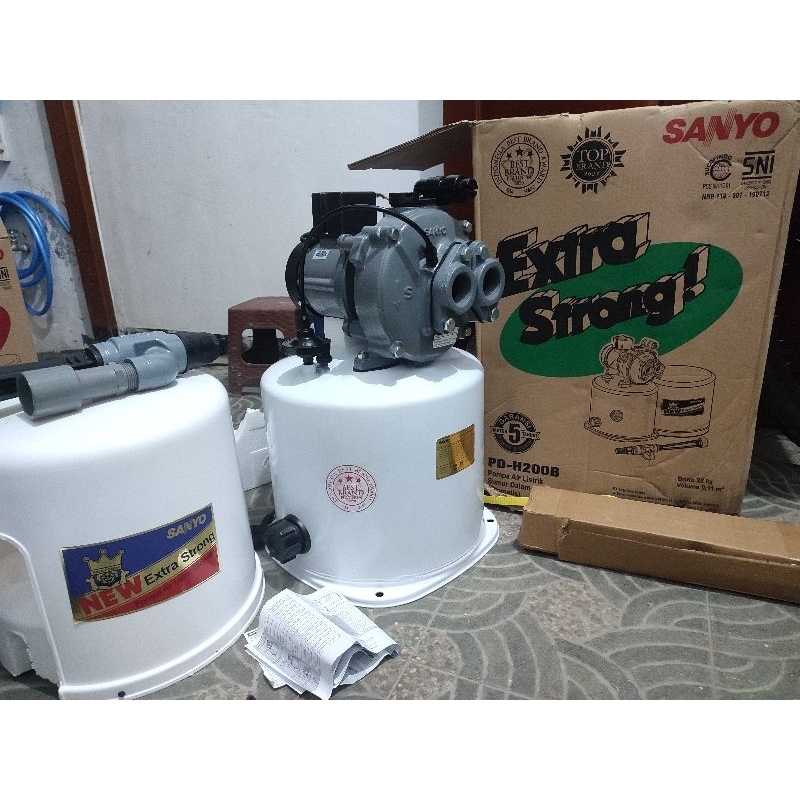 Jual Pompa Air Sumur Dalam Sanyo Jet pump PD- H200B Otomatis | Shopee ...