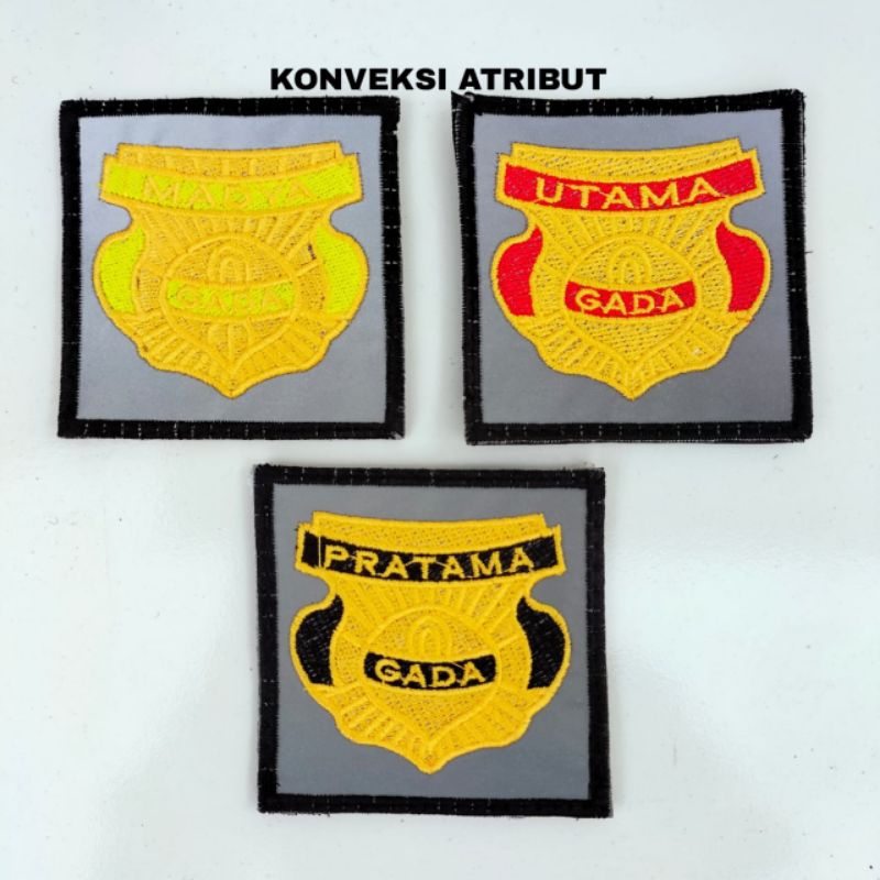 Jual logo bordir gada madya / gada pratama / gada utama | Shopee Indonesia