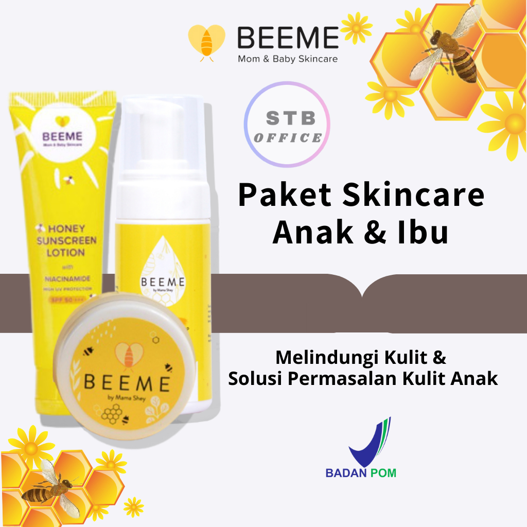 Jual Paket Skincare Anak Perawatan Kulit Bayi Beeme Beemee Bemee Beme Bemme Beemme Bemmee ...