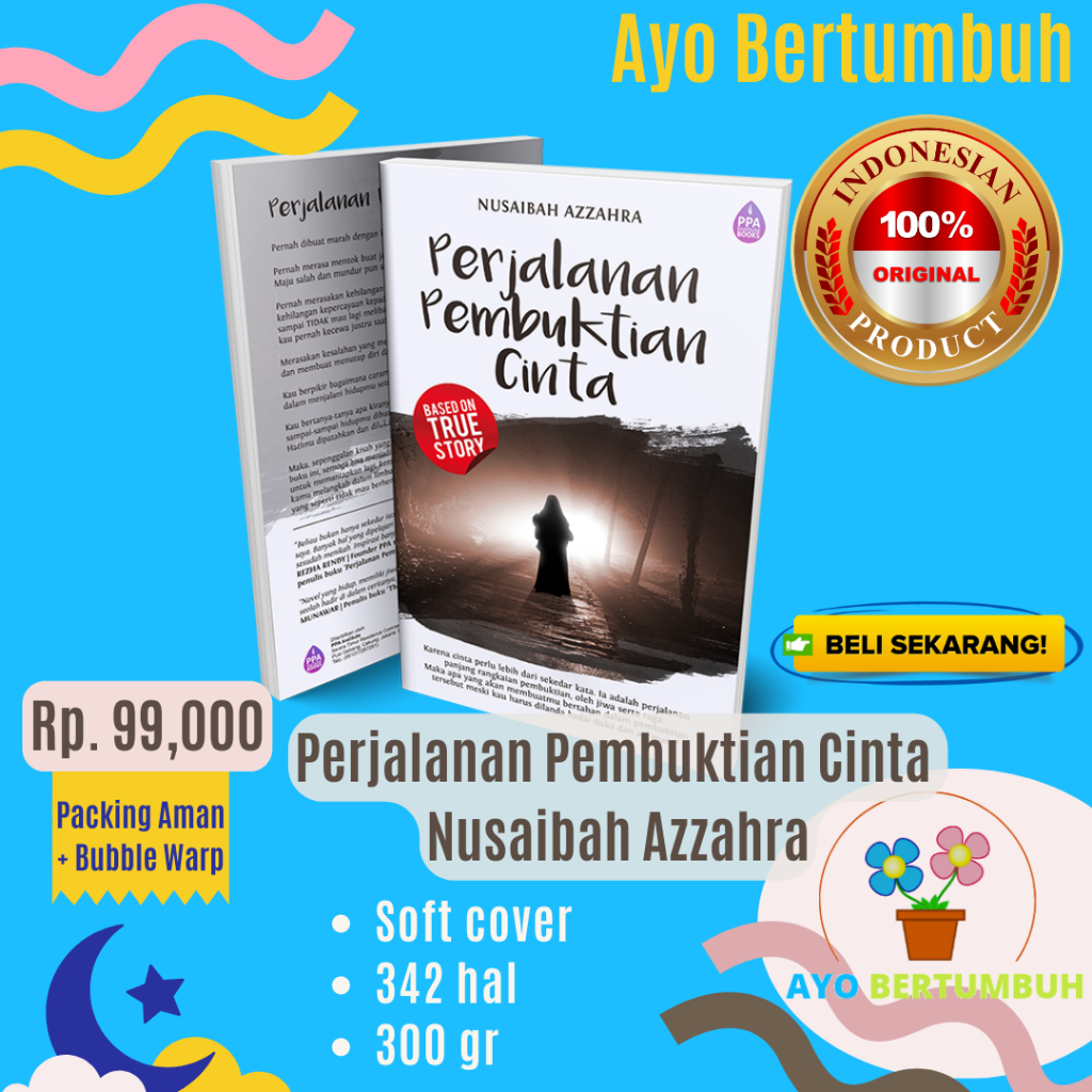 Jual 100% Asli, Baru dan Tersegel Novel Perjalanan Pembuktian Cinta ...