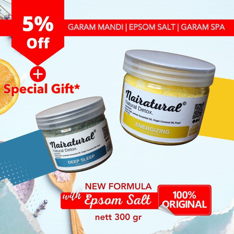 Jual Garam Mandi Garam Epsom Epsom Salt Bath Salt Foot Spa Rendam Kaki ...
